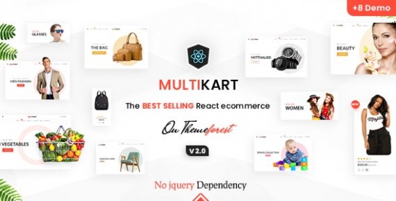 Free Best 10 React.JS Ecommerce Store Template In 2025 - Nectarbits